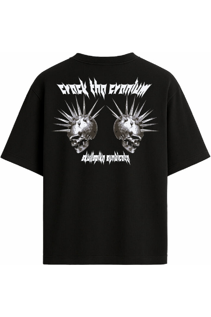 Crack The Cranium Black Oversized T-shirt – Bad and Boujee