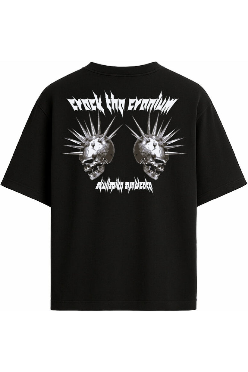 Crack The Cranium Black Oversized T-shirt – Bad and Boujee