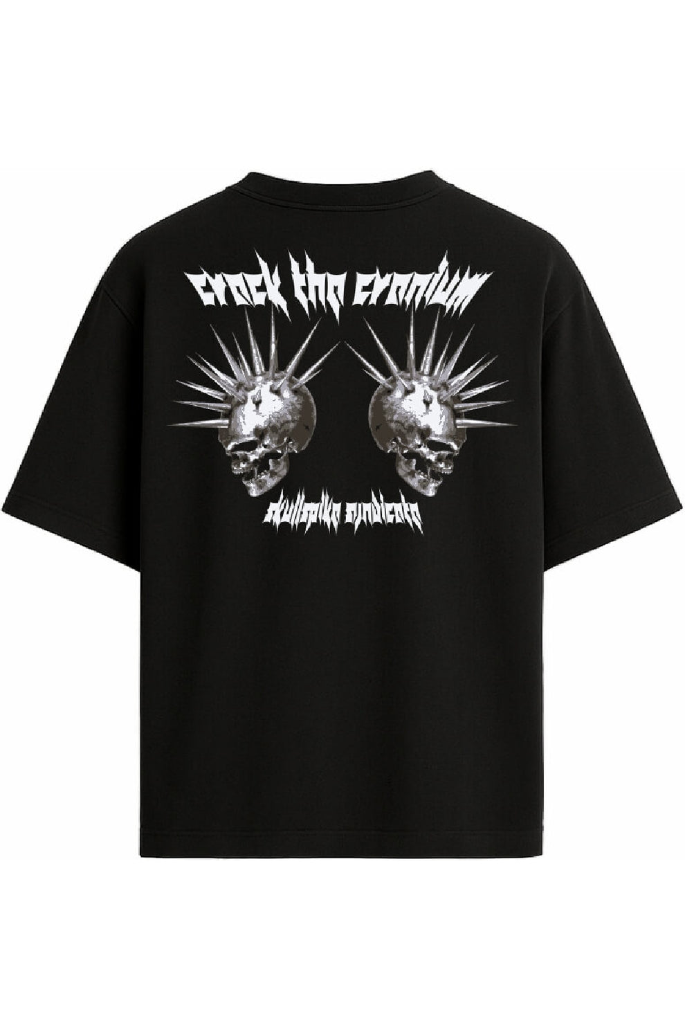 Crack The Cranium Black Oversized T-shirt – Bad and Boujee